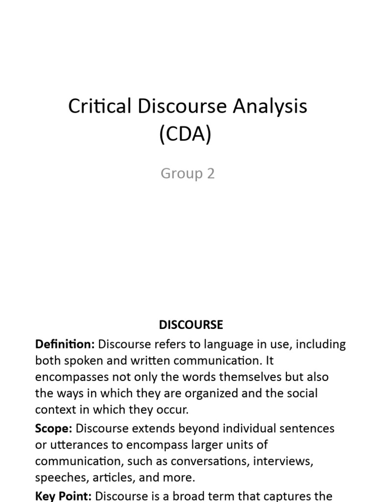 Introduction to Critical Discourse Analysis | PDF | Discourse | Science