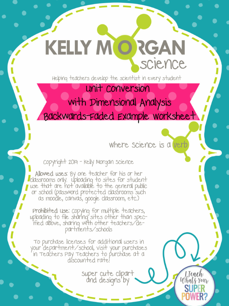 Uni T Conversi On Wi TH Di Mensi Onal Anal Ysi S Backwards-Faded Exampl ...