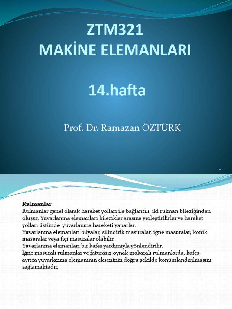 Makel 14.hafta | PDF