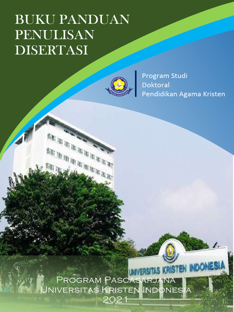 Panduan Disertasi Doktor PAK UKI | PDF
