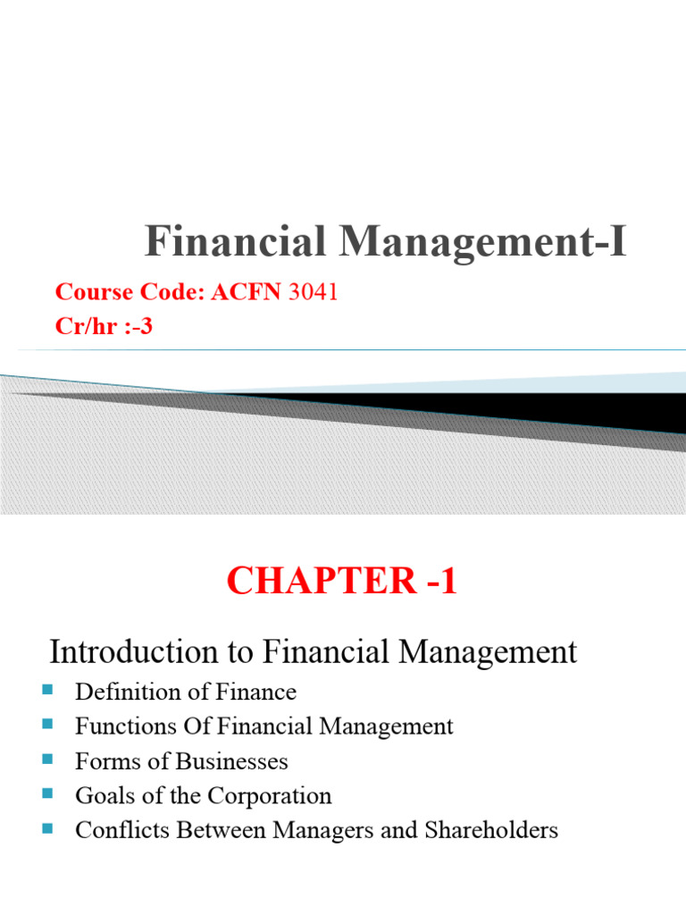 Financial Management | PDF | Financial Risk | Diversification (Finance)