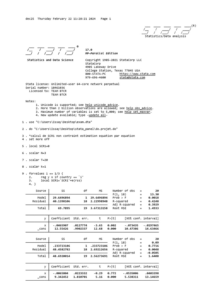 Exam | PDF | Coefficient Of Determination | Errors And Residuals