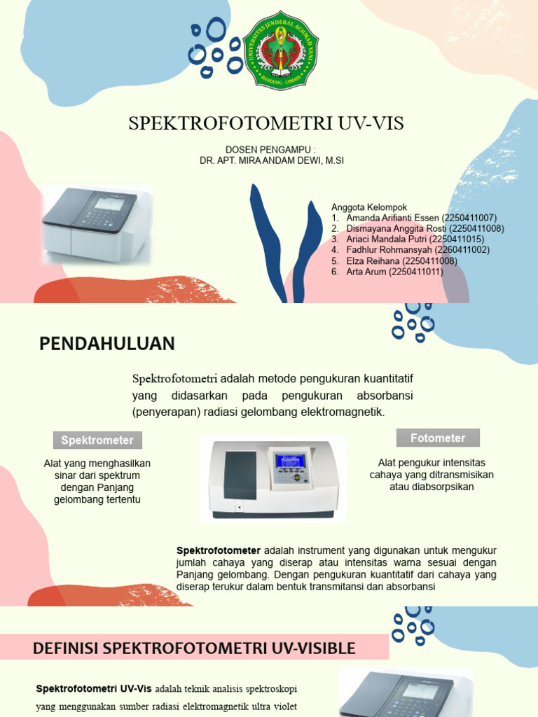 Kel. 2 - Spektrofotometri UV-Vis | PDF