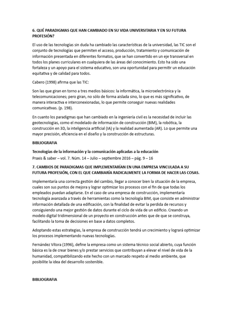 Taller 1 | Descargar gratis PDF | Paradigma | Business