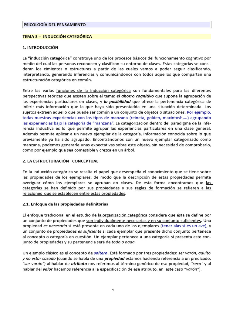 Resumen Tema 3 | PDF | Razonamiento inductivo | Inferencia