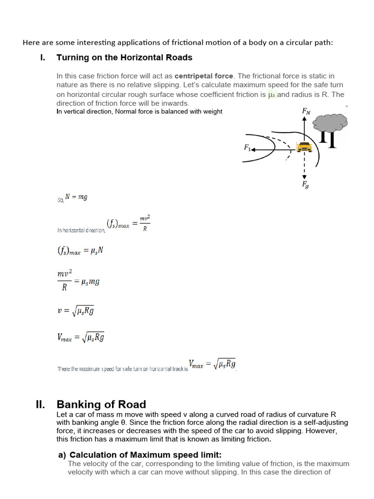 Application of Friction | PDF
