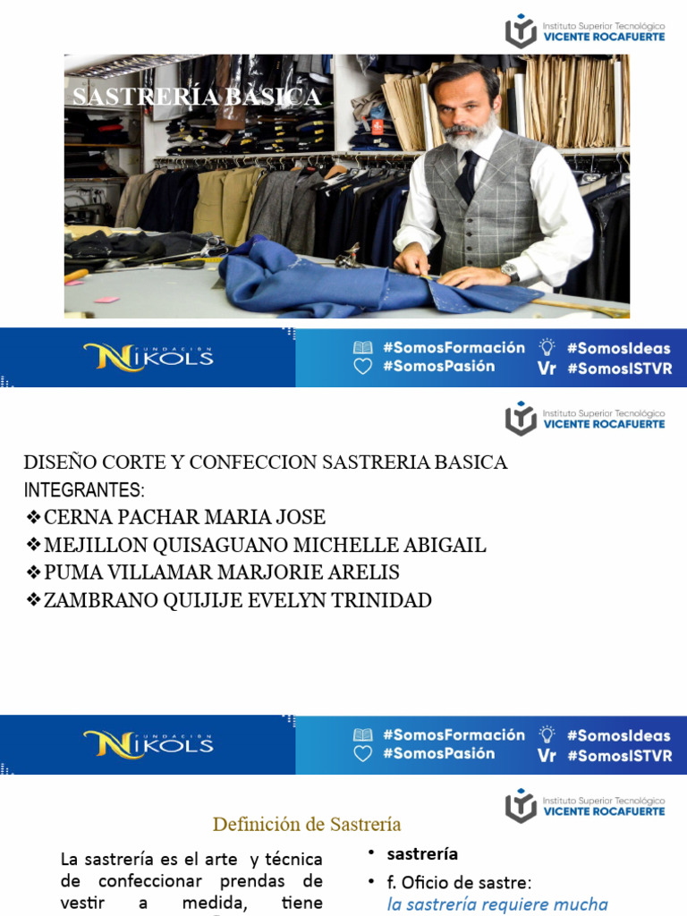 Definicion de La SASTRERIA BASICA | PDF | Arte | Estilo de vida