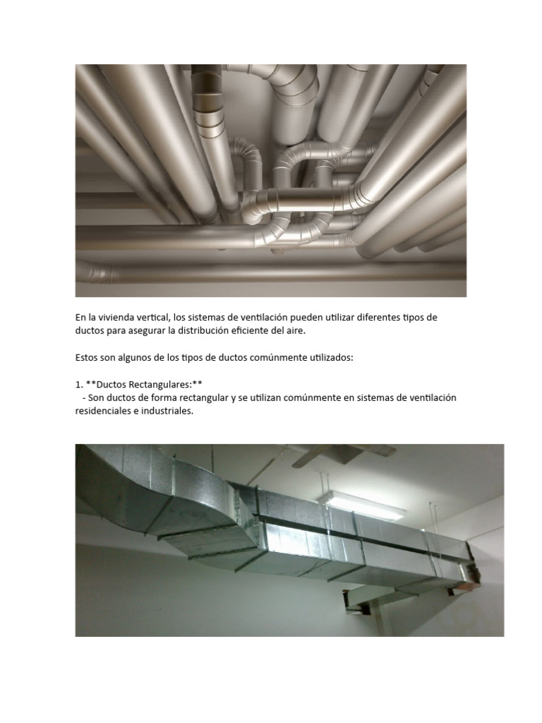 Ductos en La Vivienda Vertical | PDF | Tubería (transporte de fluidos ...