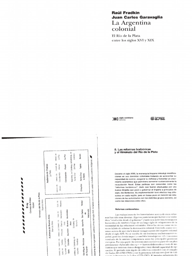 Fradkin y Garavaglia | PDF | América del Sur | Imperio español