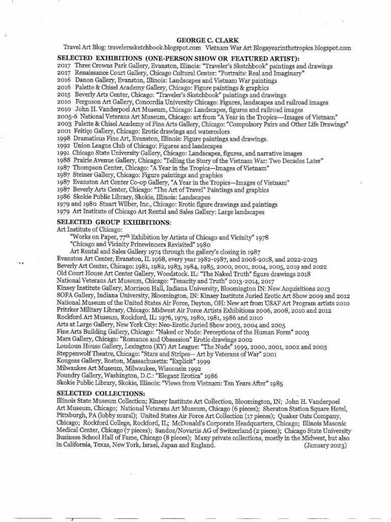 George C Clark Resume | PDF