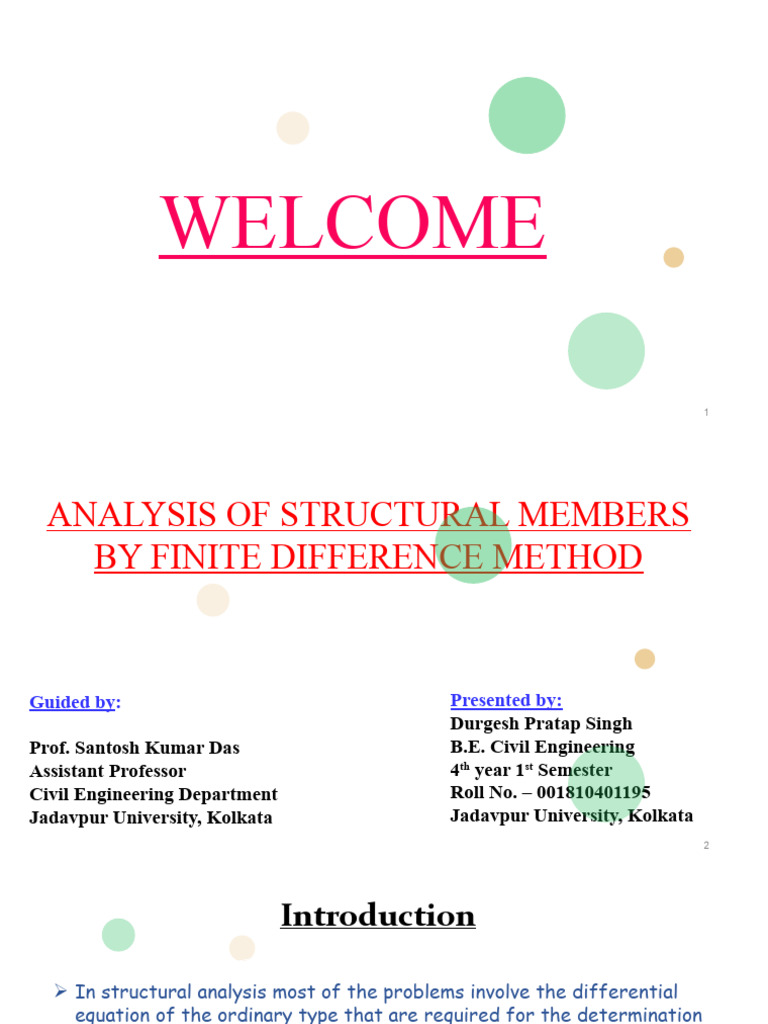 Finite Element Analysis | PDF | Finite Difference | Equations