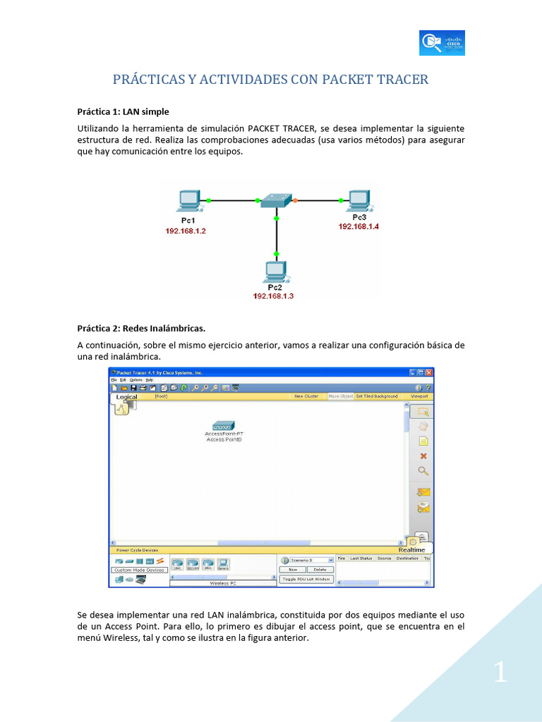 02-Prácticas y Actividades Clase | PDF | Dirección IP | Enrutador (Computación)