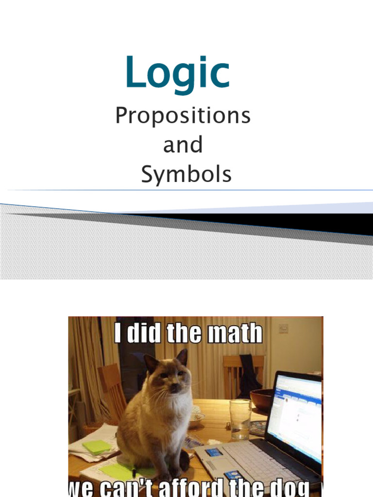 GenMath Q2 W7 Presentation On Logic1 | PDF | Logic | Proposition