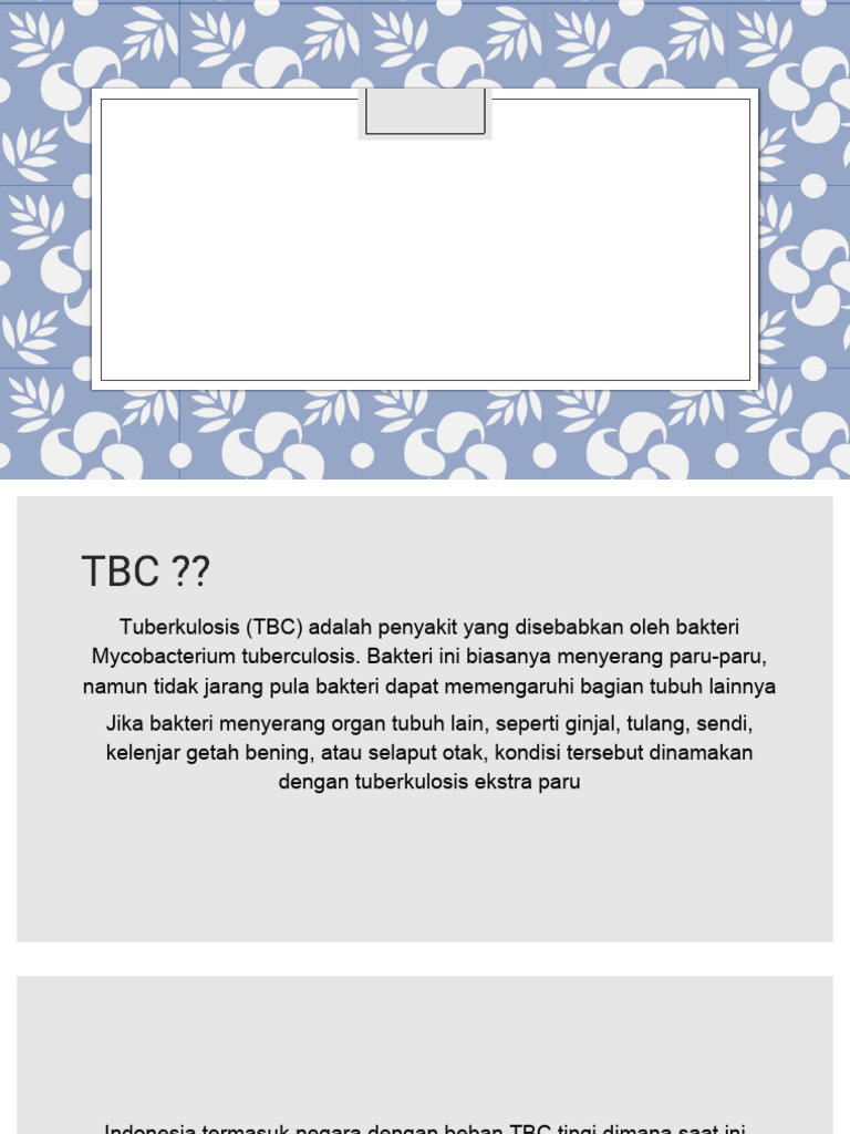 Infeksi Laten TB | PDF