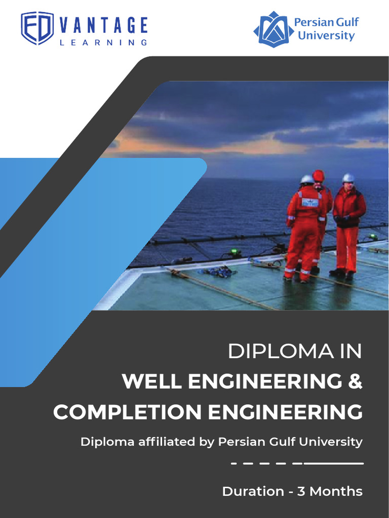 Diploma - Well Engineering | PDF | Oil Well | Learning