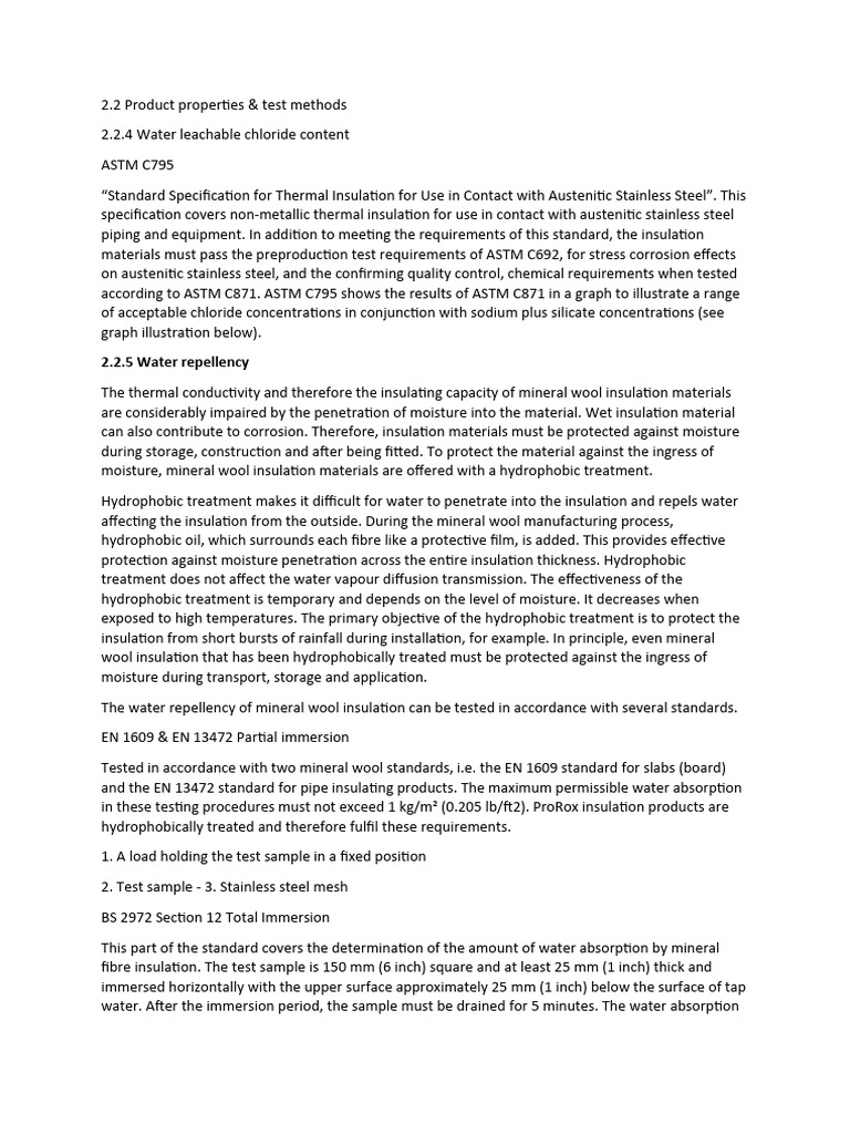 Rockwool Process Manual - p126-129 | PDF | Thermal Insulation | Water