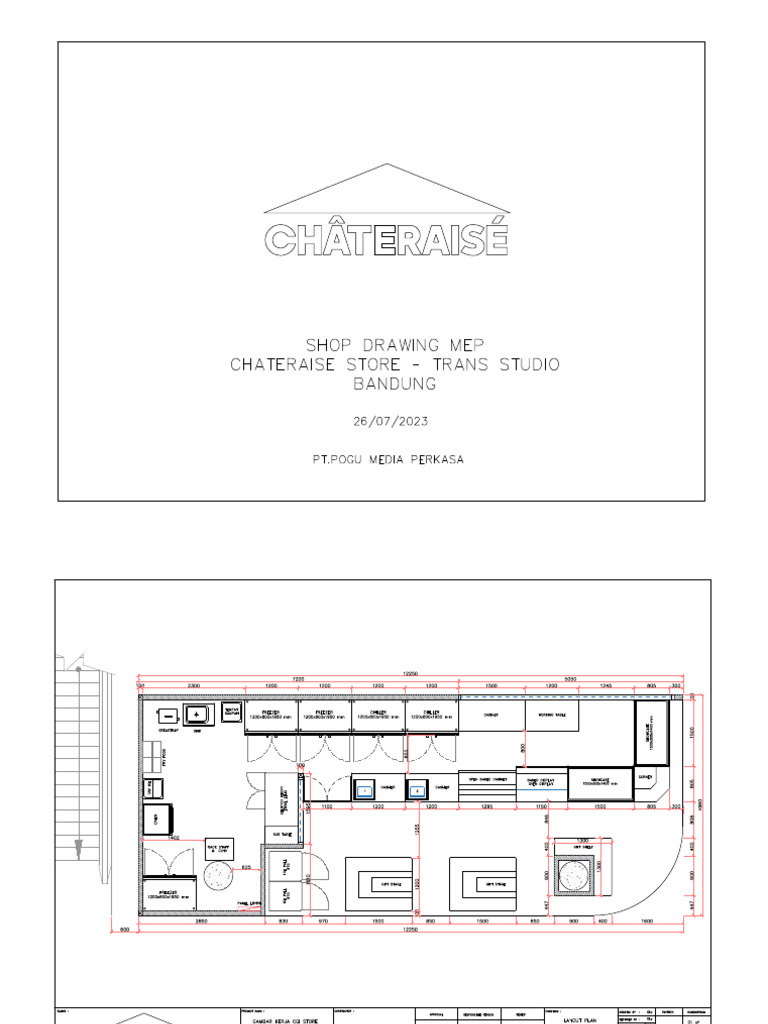 Gambar Kerja CGI Trans Studio Bandung Rev 01 | PDF | Electrical ...