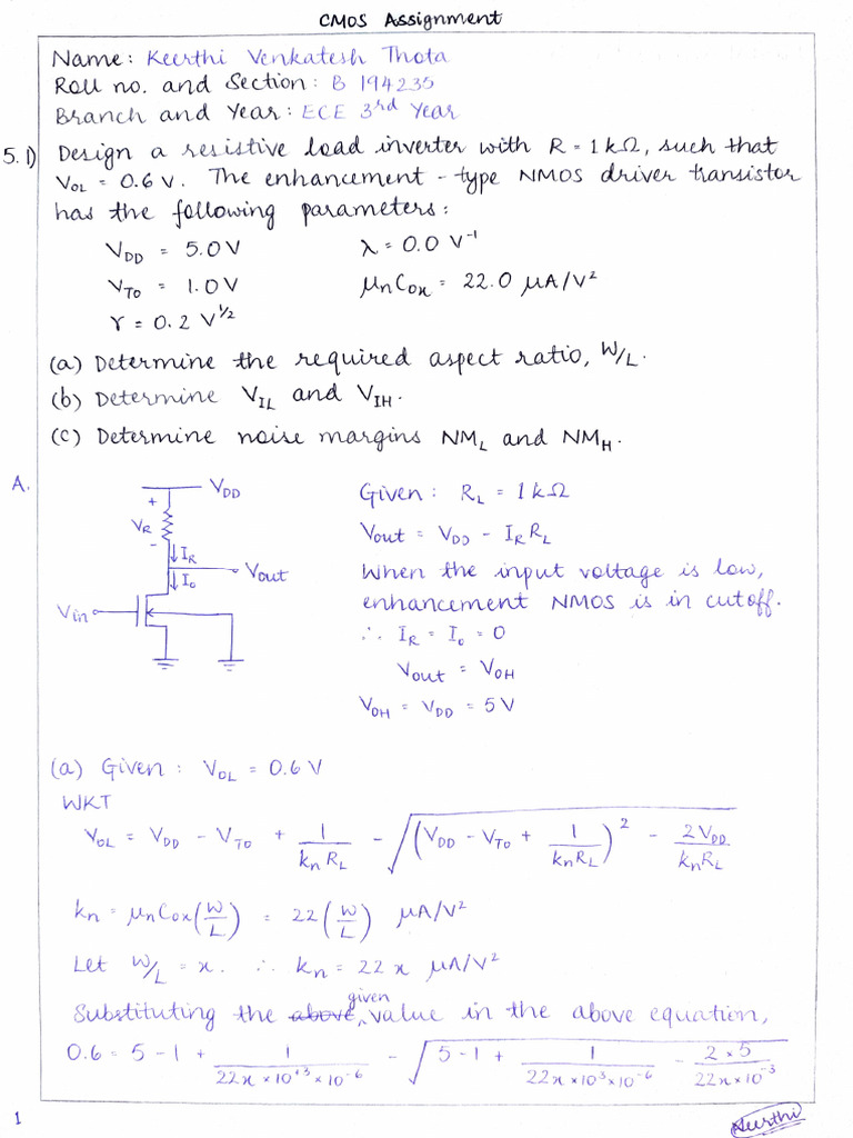 Cmos Assignment 1 240218 232705 Pdf 8882