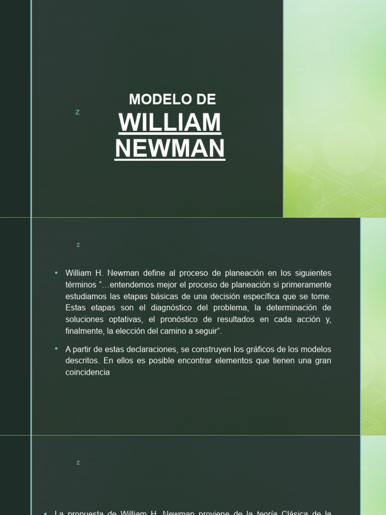 Modelo de William Newman | PDF | Planificación | Ciencia cognitiva