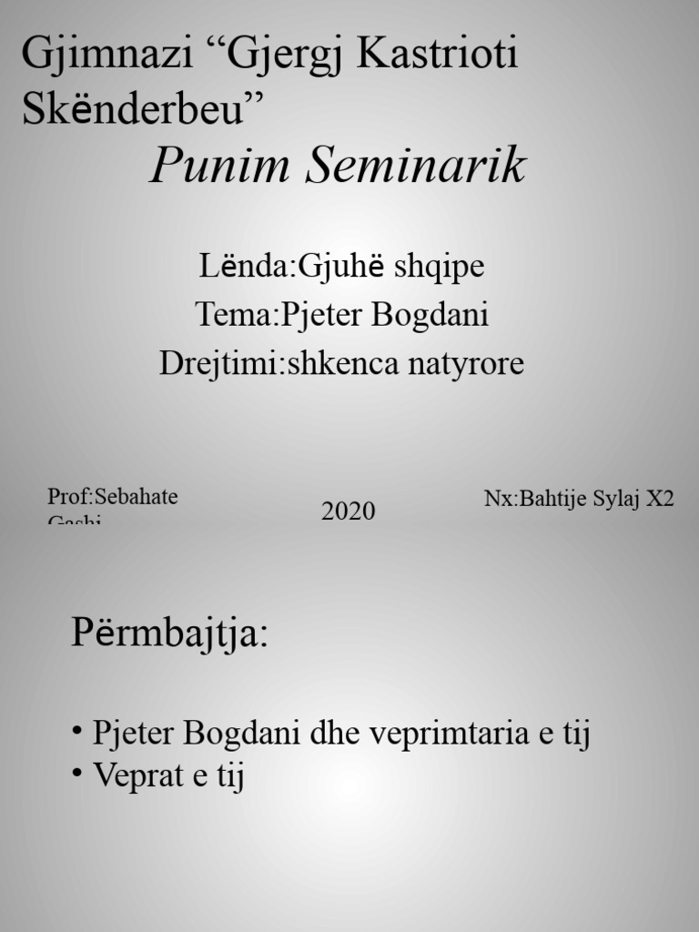 Punim Seminarik | PDF