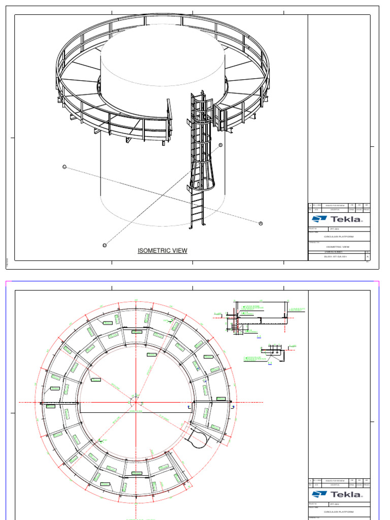 Circular Platform Drawings | PDF