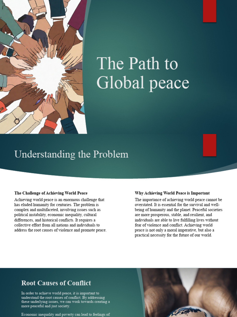 Peace in The World | PDF | Peace | World Peace
