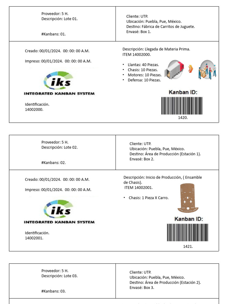 Tarjetas Kanban-4 | PDF | Hogar, jardinería y bricolaje