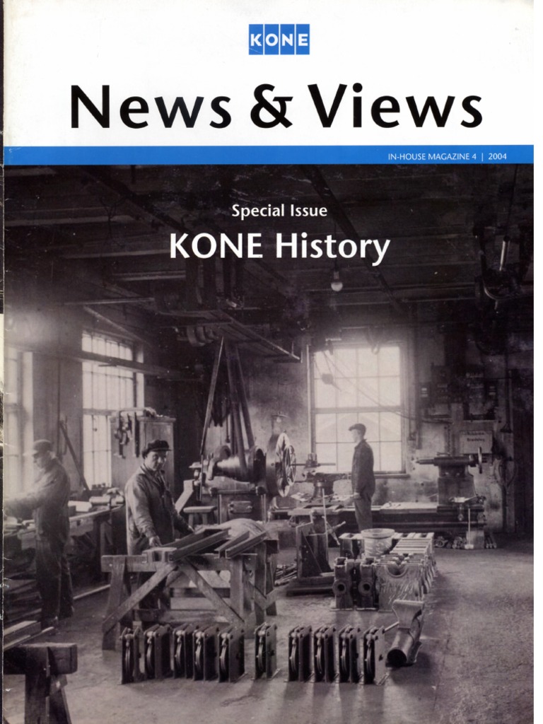 News and Views KONE History | PDF