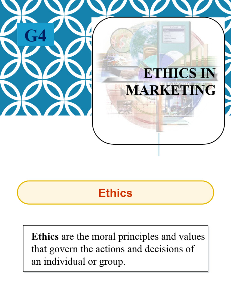 Ethics in Marketing PPT GP4 - 2 | PDF