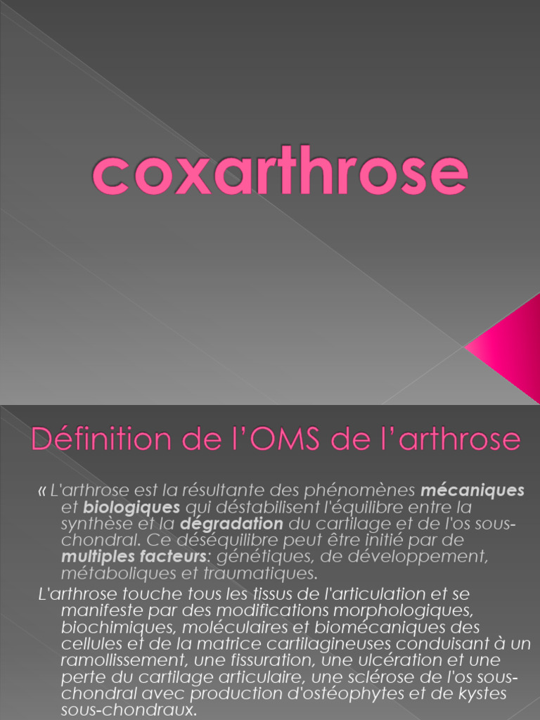 Coxarthrose | PDF