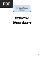 Word Roots Membean COMMON | PDF | Plant Morphology | Branches Of Botany