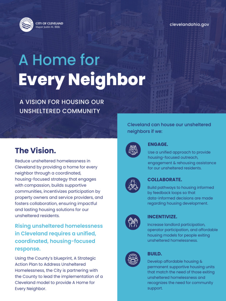A Home For Every Neighbor Initiative | PDF | Homelessness | Economies