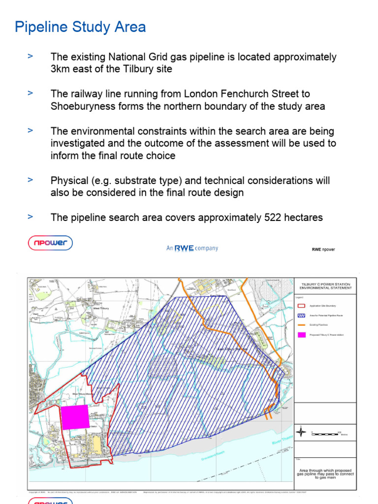 RWE npower Gas Pipeline Construction | PDF | Road | Pipeline Transport