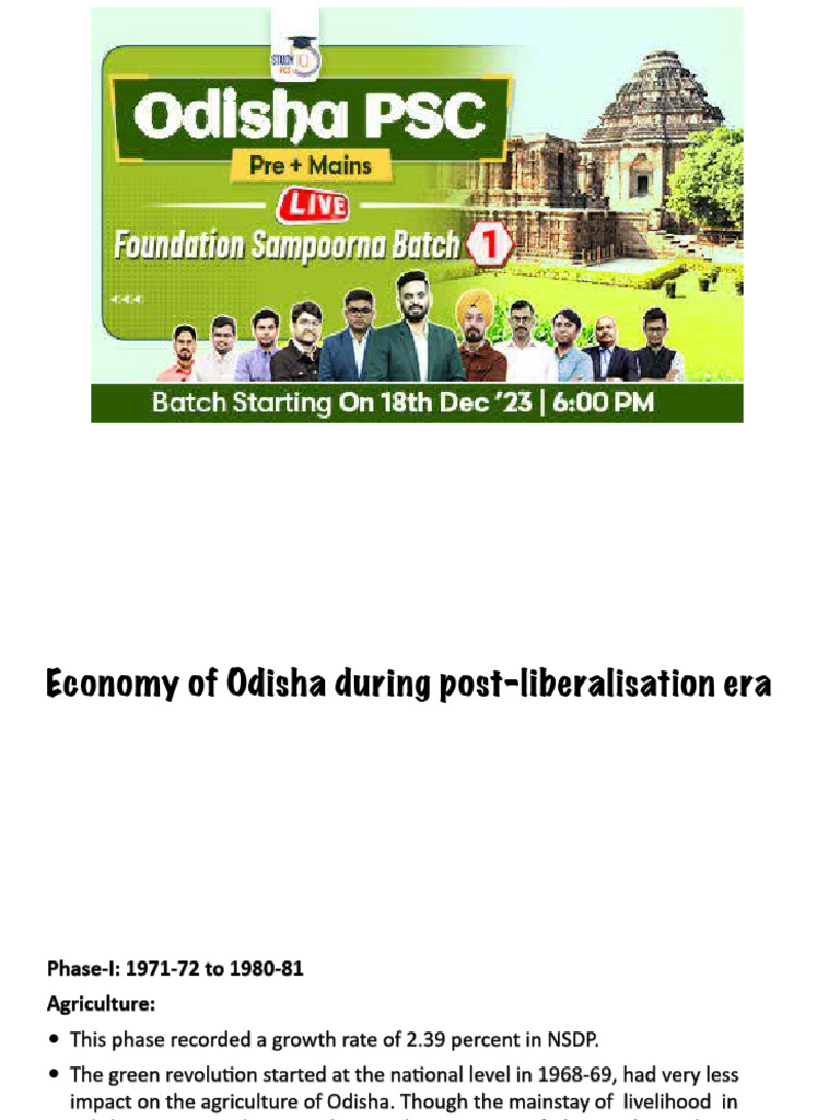 Economic Growth of Post Reform Period | PDF | Economic Growth | Agriculture