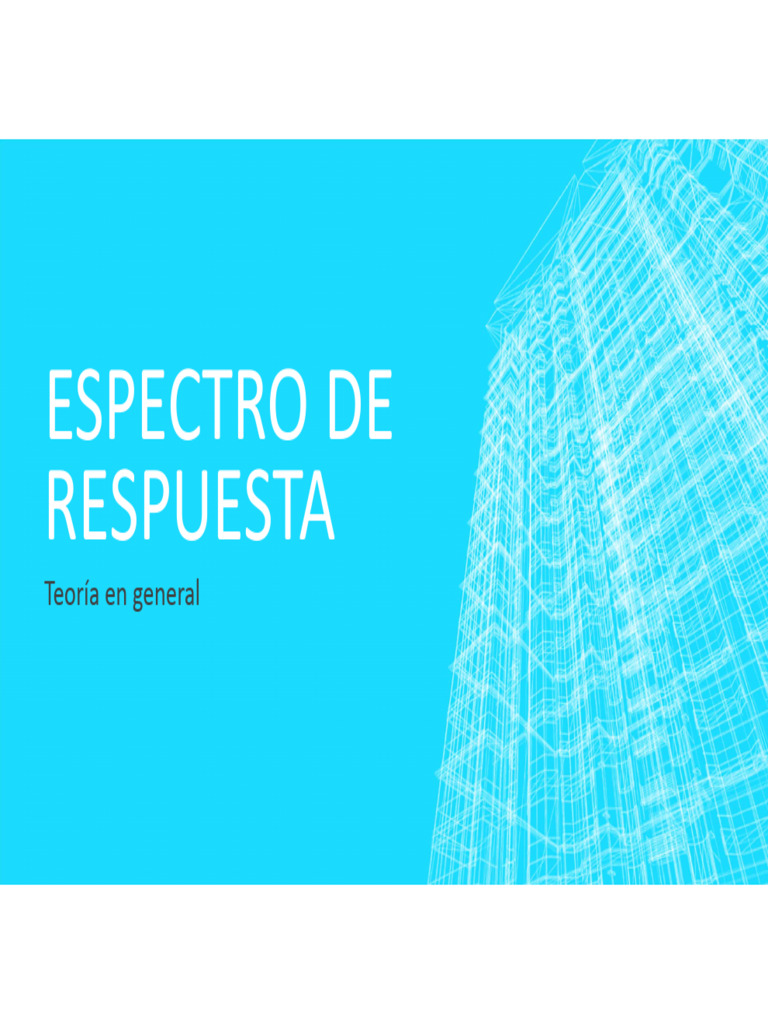 Ejemplo Espectro Asce 05 | PDF | Ciencia y matemáticas