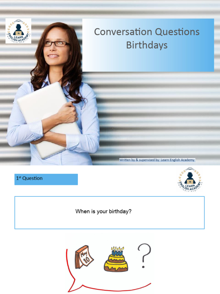 4 - Conversation | PDF | Birthdays