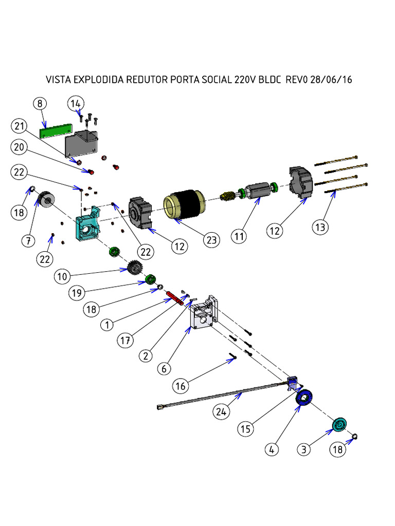 Explodido - MONTAGEM PS TORE REDUTOR 28-06-16 | PDF