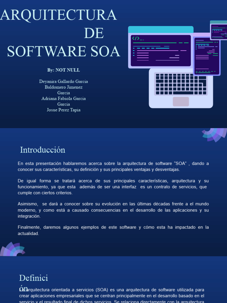 Soa Notnull | PDF | Arquitectura orientada a Servicios | Software