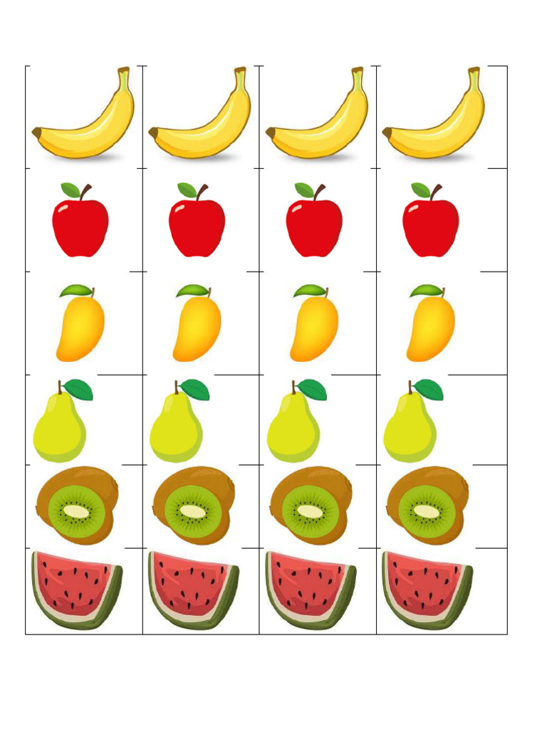Fruit Salad Game | PDF