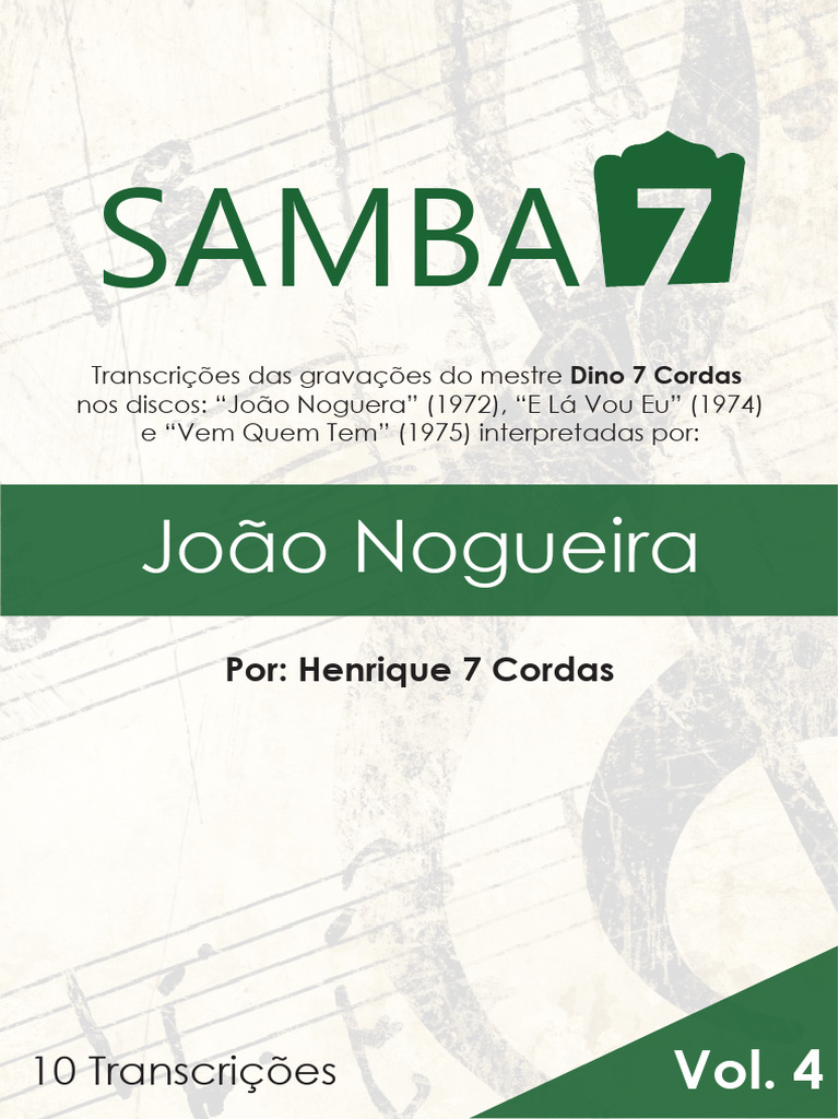 Samba 7 Vol. 4 Tabs (6 Cordas) | PDF | Violão clássico | Brasil