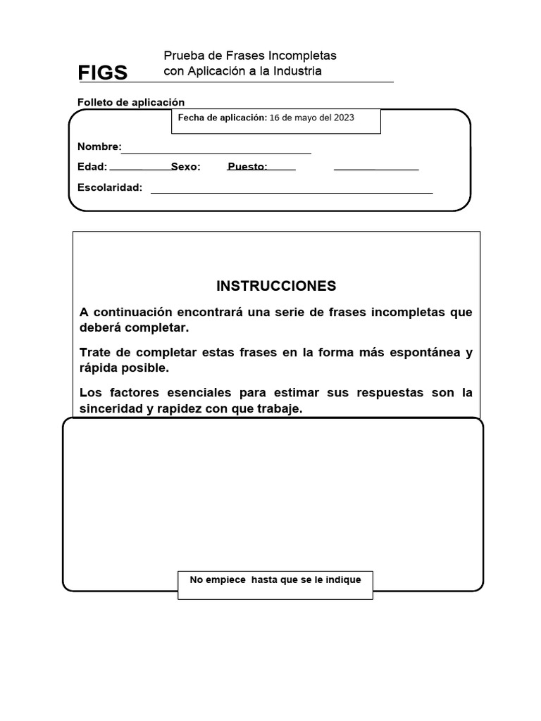 Prueba Aplicada de Figs | PDF