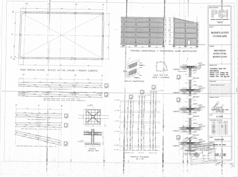 Refuerzo Estructuras Modificacion 3e - 3e 2004 | PDF