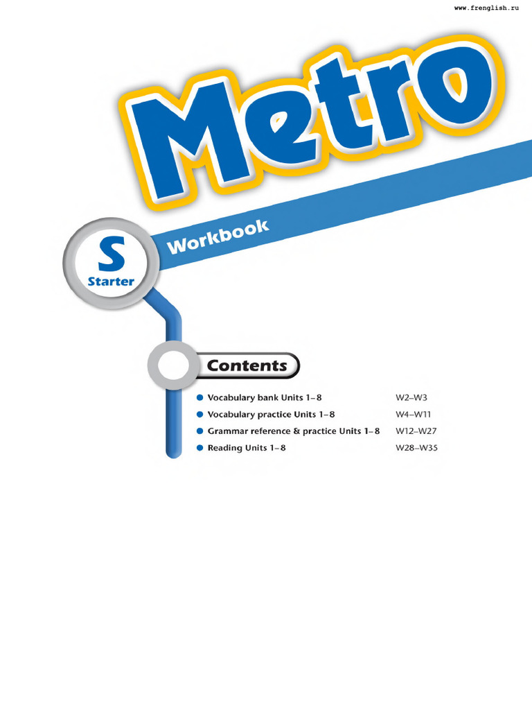 Oxford Metro Starter Workbook | PDF
