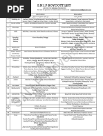 Boycott Israel & It's Alternatives | PDF | Foods