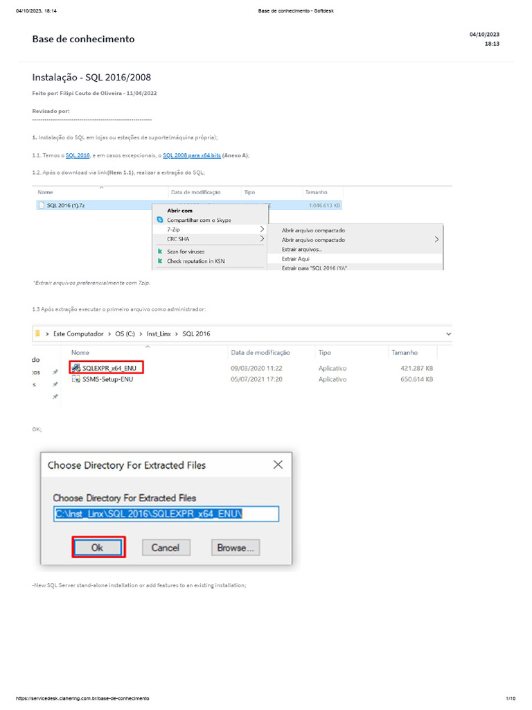 Base de Conhecimento - Softdesk | PDF