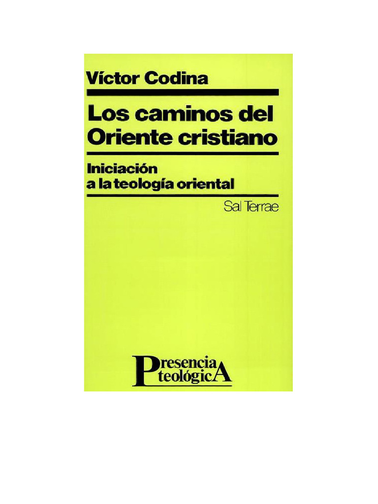 Codina V Los Caminos Del Oriente Cristiano | PDF | imperio Bizantino ...