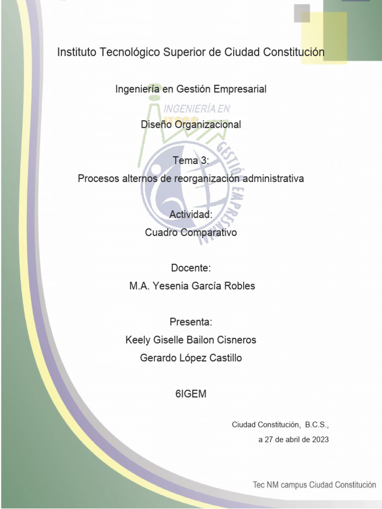 Cuadro Comparativo-Clusters-1 | PDF | Benchmarking | Business