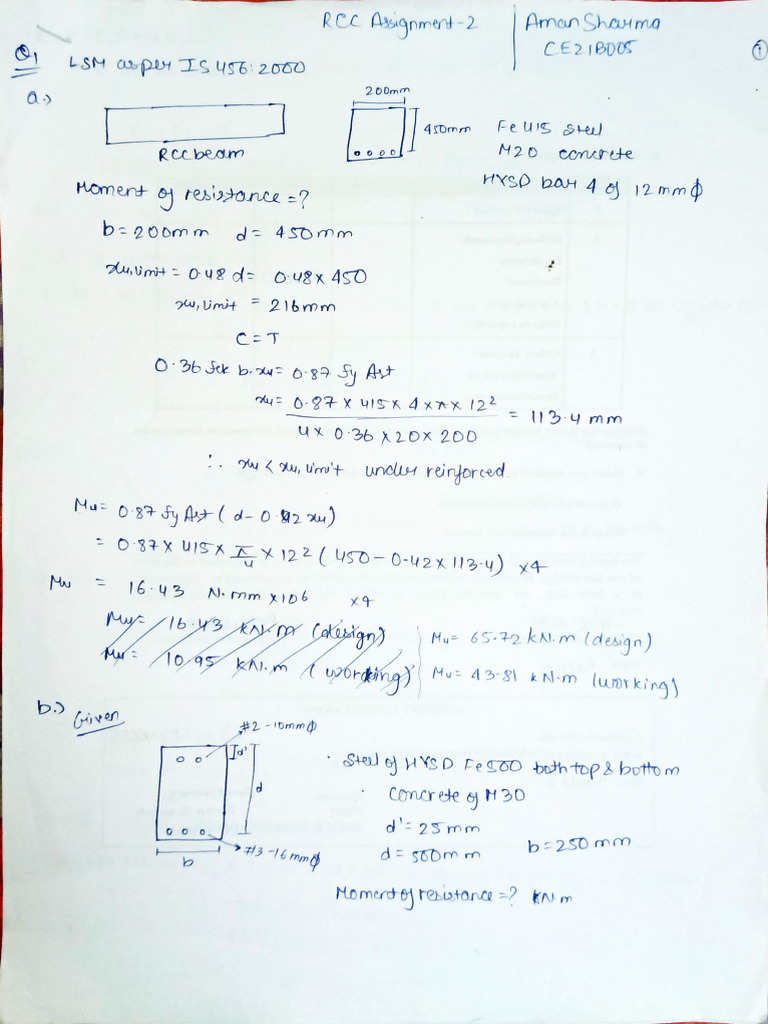 RCC Assignment 2 | PDF