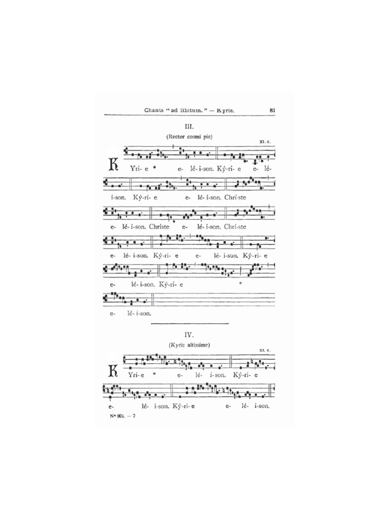 Kyries | PDF