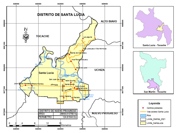 Mapa Santa Lucia | PDF